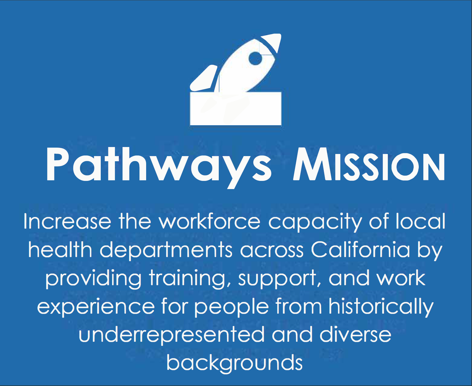 California Pathways into Public Health Initiative (Cal-PPH)