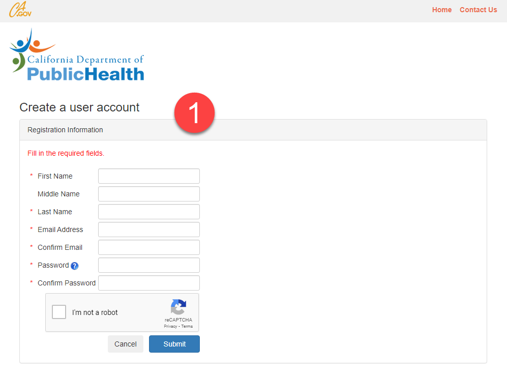 ELLFS - Create an Account and Log In