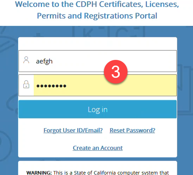 ELLFS - Create an Account and Log In